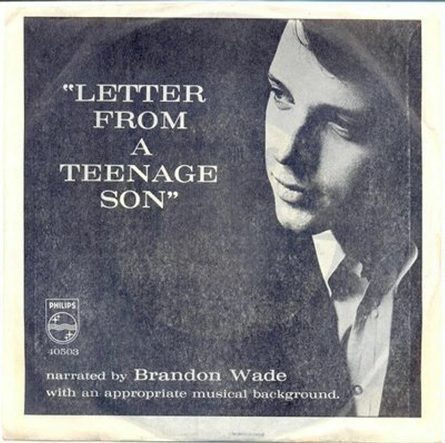 &7&-BRANDON WADE-LETTER FROM a Teenage Son 60's counter culture youth ...