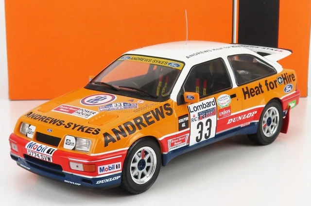 #33 FORD SIERRA RS Cosworth Lombard RAC Rally 1989 Diecast Model Car 1/ ...