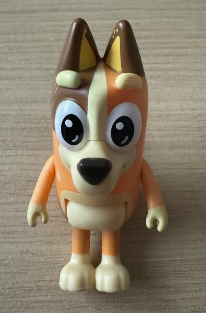 BLUEY AND FRIENDS Bingo Red Heeler Dog Action Figure 2" £10.23 ...