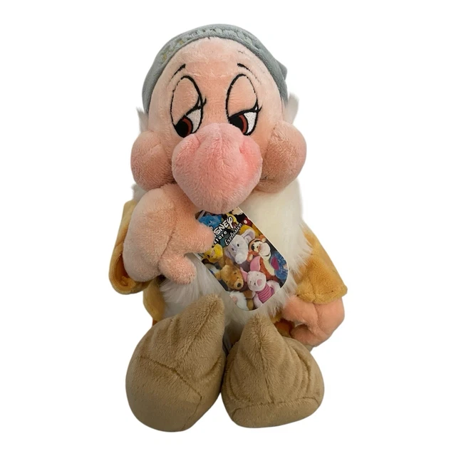 DISNEY STORE SNOW White & Seven Dwarfs Bashful Plush Soft Toy 30cm £21. ...