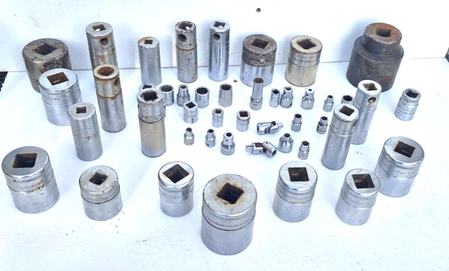 BRITOOL SOCKETS AB EB ED AD PEH 1/4" 1/2" 1" Drive 12, 6 Point Snapon ...