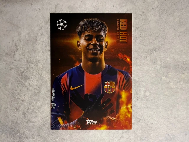 TOPPS MATCH ATTAX UCC 25/26 2025/26 RED HOT Lamine Yamal RH-LY Ultra ...