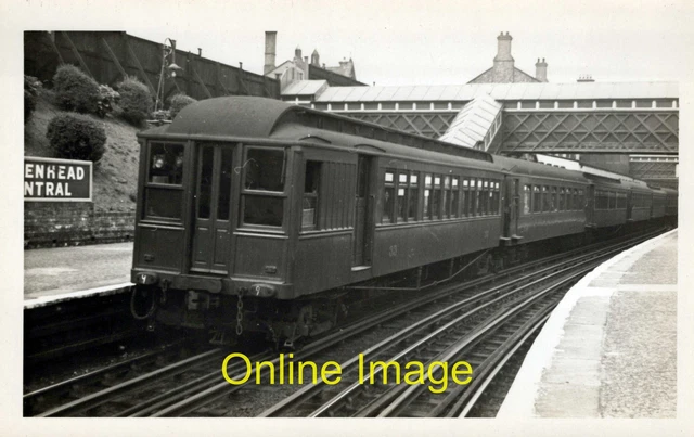 PHOTO RAILWAY MERSEY Electric EMU Coach No: 33 at Birkenhead Central ...