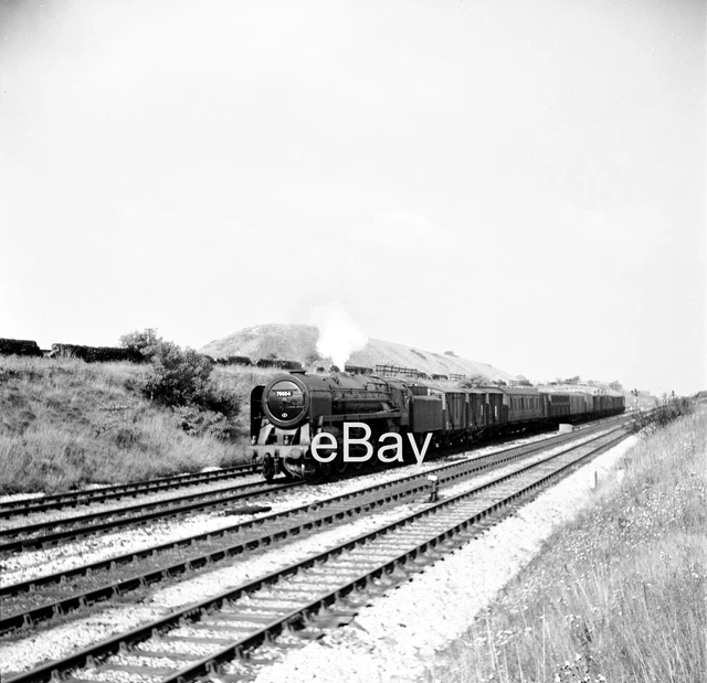 RAILWAY STEAM NEGATIVE Britannia 70004 Mirfield 1960s #2 + Copyright £4 ...