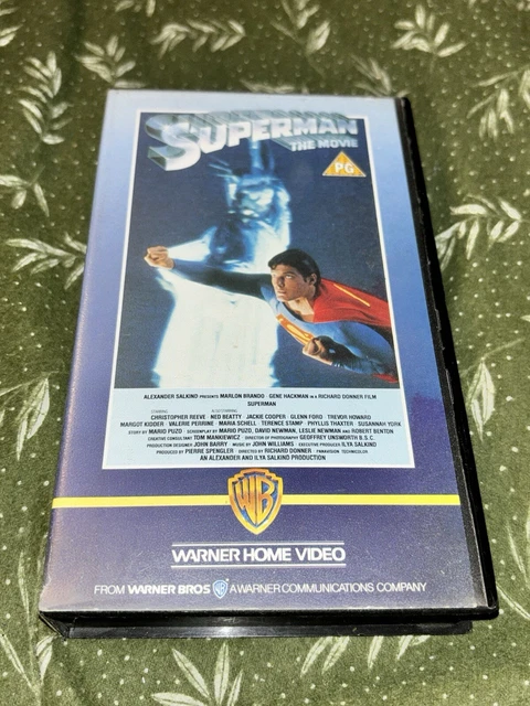 SUPERMAN THE MOVIE Pg VHS Rare Collectors 1978 Warner Brothers EUR 9,51 ...