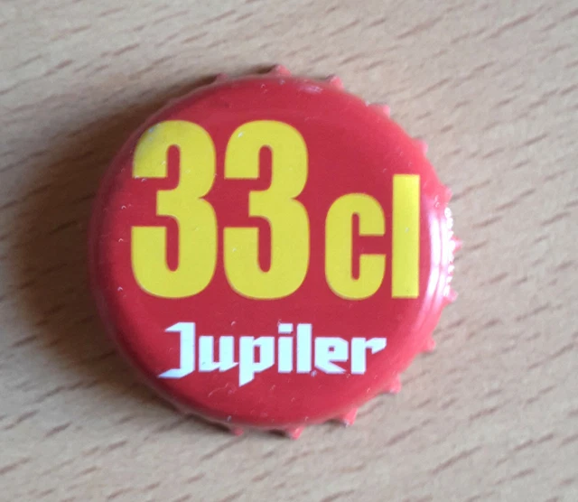 CAPSULE DE BIÈRE JUPILER 33 cL belge rouge jaune et blanche EUR 1,50 ...
