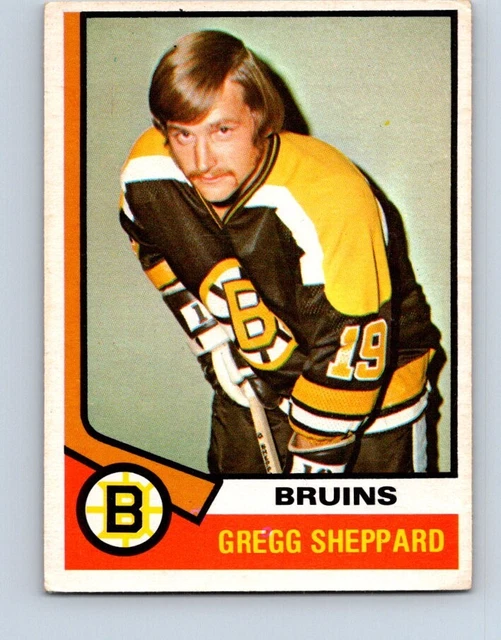 CARTE HOCKEY VINTAGE Opc 1974-75 Boston Bruins Gregg Sheppard N°53 EUR ...