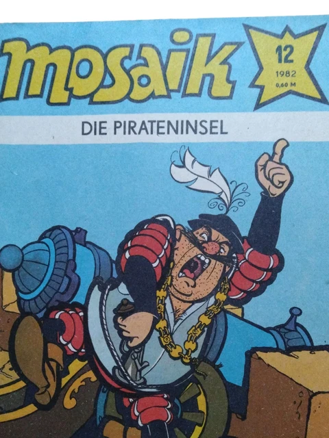 MOSAIK COMIC PIRATENINSEL Abrafaxe Retro Magazin 12/1982 Deutsch ...