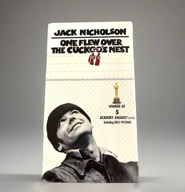 ONE FLEW OVER The Cuckoo's Nest 1975 Movie (VHS 1993) Acad Award Jack ...