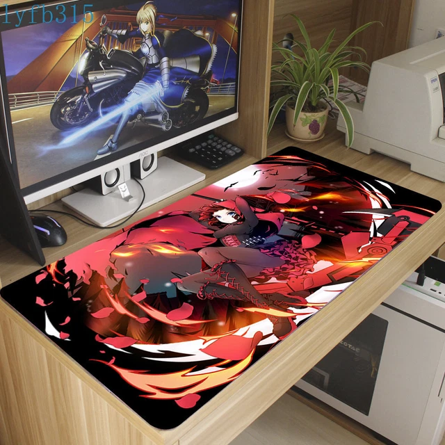 ANIME RUBY ROSE Rwby Keyboard Mousemat Mouse Pad Desk Large Playmat ...