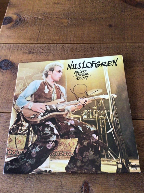 SIGNED NILS LOFGREN. Night After Night. 1977. AMLM 68439 £30.00 ...