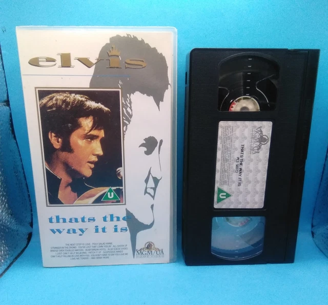 ELVIS PRESLEY VHS Video 1989 MGM/UA "ELVIS That's The Way It Is" 104 ...