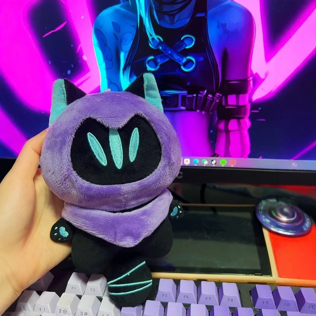 VALORANT OMEN CAT Plush Toy With Soft Pp Cotton For Fans Collectible ...