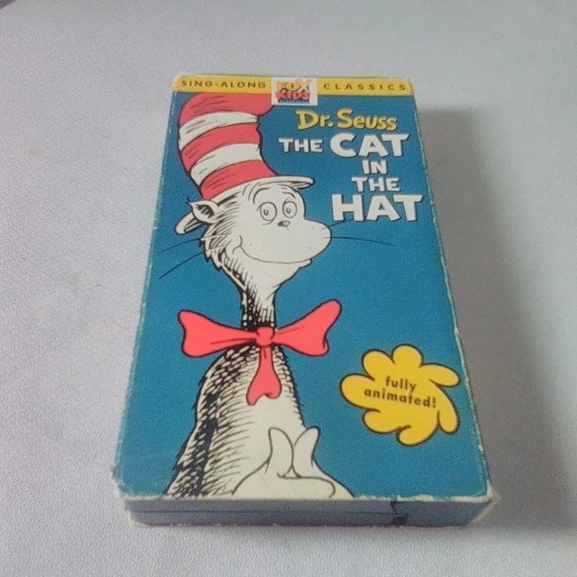 DR. SEUSS THE Cat In The Hat VHS, 1985 Sing Along Classics from 1971 ...