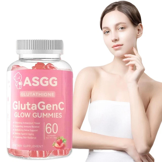 60 CAPS GLUTATHIONE Capsules Natural Anti-Aging Skin Whitening Pills~ £ ...