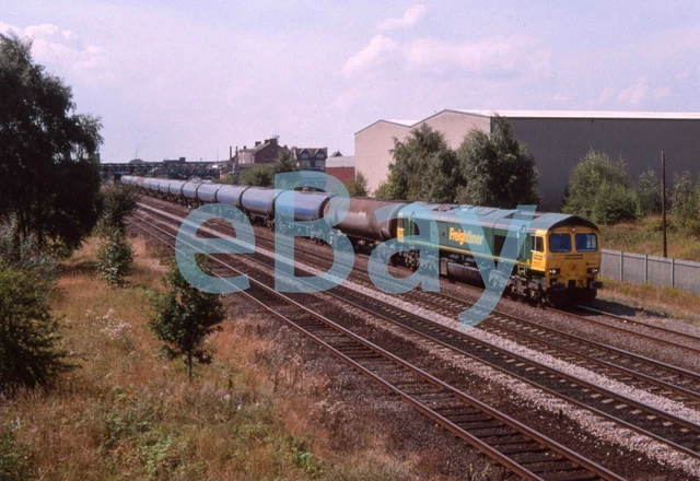 35MM RAILWAY SLIDE of Class 66 66601 @ Burton on Trent Copyright to ...
