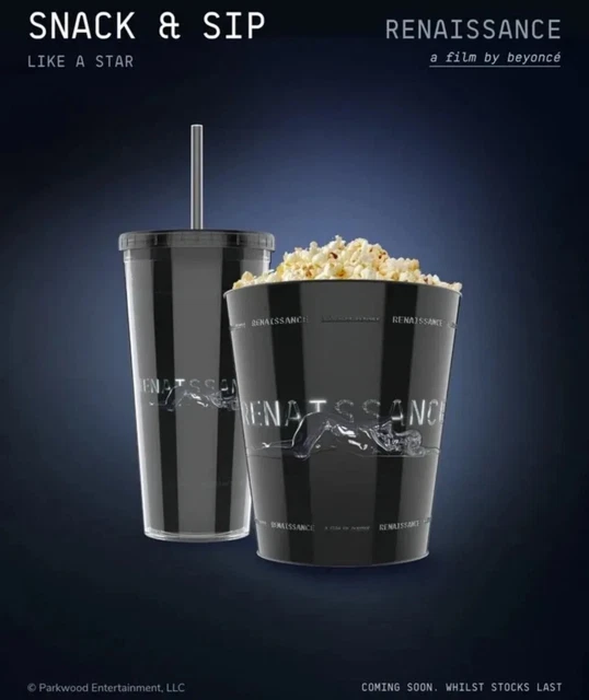 BEYONCE RENAISSANCE TOUR Cinema Concert Film Limited Edition -Popcorn ...