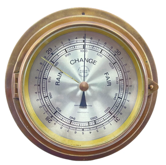 WEMPE CHRONOMETERWERKE BAROMETER Twin diaphram doppeldose Admiral II ...