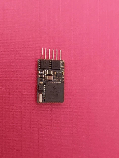 BACHMANN 36-568A 6 Pin Loco Decoder DCC Back EMF & Railcom: Suits N 36 ...