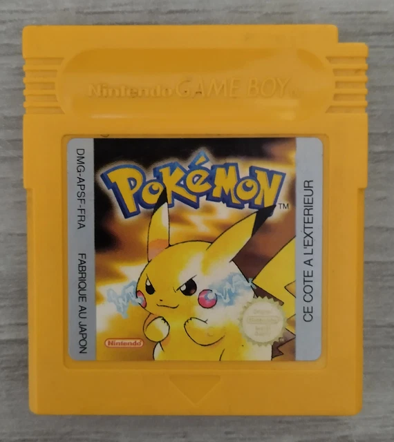 GAME BOY - Pokémon version Jaune Pikachu EUR 43,19 - PicClick FR