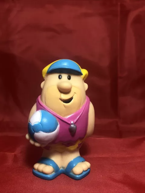 Vintage Flintstones 1990 Hanna Barbera Barney Rubble Lifeguard Beach
