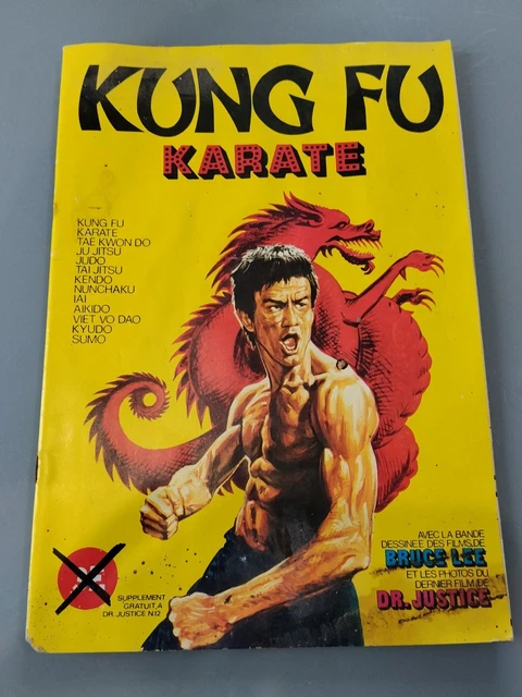 KUNG-FU KARATE ALBUM vignettes complet Bruce Lee Docteur Justice ...