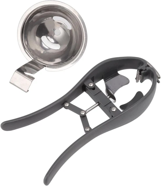 NIKOU PROFESSIONAL HANDHELD Egg Cracker Automatic Stainless Steel ...