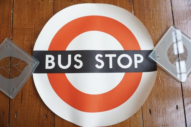 1970S BUS STOP Temporary Sign Poster London Transport LT Ref 11 EUR 29 ...