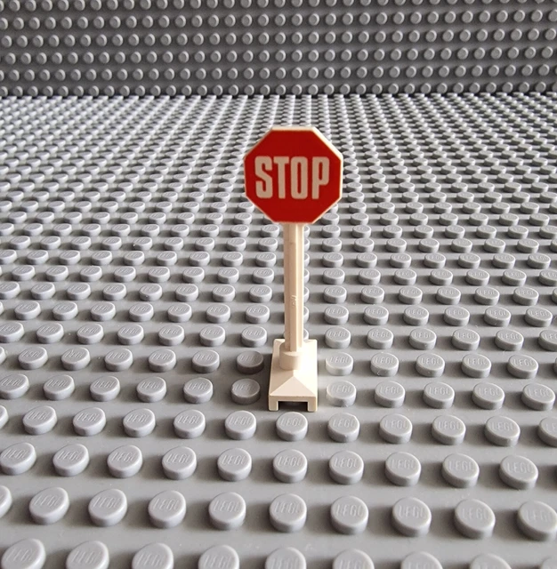 LEGO CITY TRAFFIC Sign Stop Figure Minifigure Accessories P39 £1.87 ...