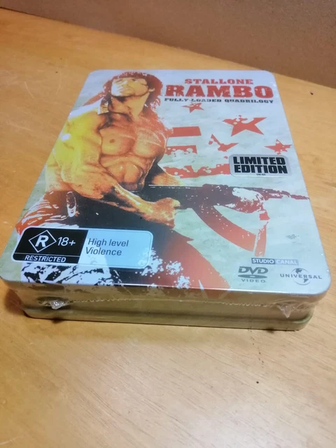 RAMBO FULLY LOADED Quadrilogy - First Blood/Rambo-First Blood 2/Rambo 3 ...