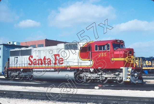 ORIGINAL SLIDE - ATSF Santa Fe SD75 215 NEUF ! At Kansas City, KS. 11/95 EUR 3,62 - PicClick FR