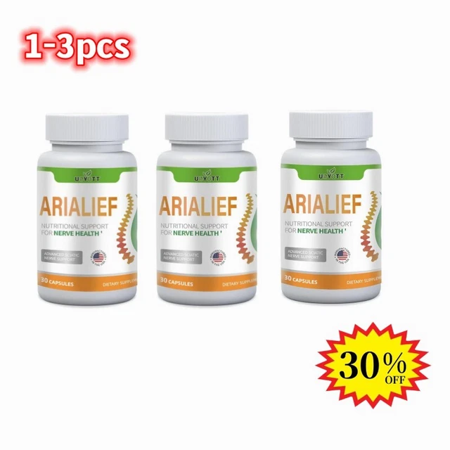 1/2/3*ARIALIEF CAPSULES FOR Sciatica,Arialief DietarySupplement 30 ...