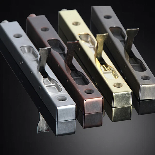 GOLD SLIDE BOLT Latch Gate Latches Safety Door Lock Invisible Brass ...