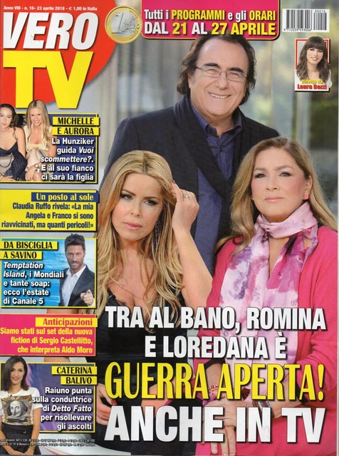 VERO TV 2018 16 Al Bano,Claudia Ruffo,Francisco Porcella,Sergio ...