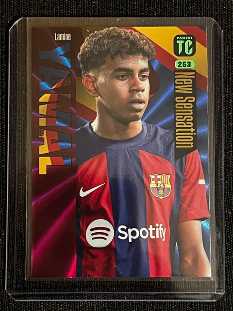 CARD PANINI TOP Class 2024 Lamine Yamal Rookie Barcelona # 253 ...