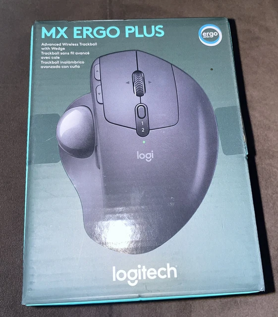 NEW/AUTHENTIC (1) LOGITECH MX Ergo Plus Advanced Wireless Mouse ...
