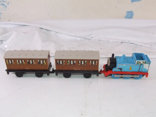 RARE MERIT THOMAS The Tank Engine With Annie & Clarabel Coaches ...