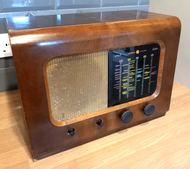 1950'S PYE P.45 Table Valve Radio For Restoration £44.95 - PicClick UK