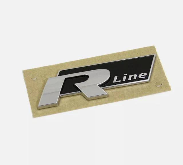ORIGINAL VW R-LINE Schriftzug Aufkleber Plakette Emblem Karosserie Logo ...