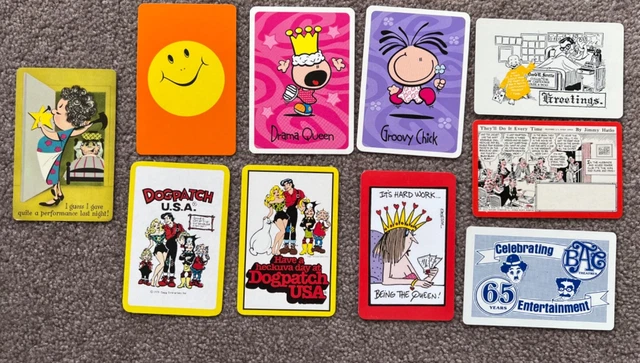ORIGINAL SWAP PLAYING cards cartoon comic people advertising humour EUR ...