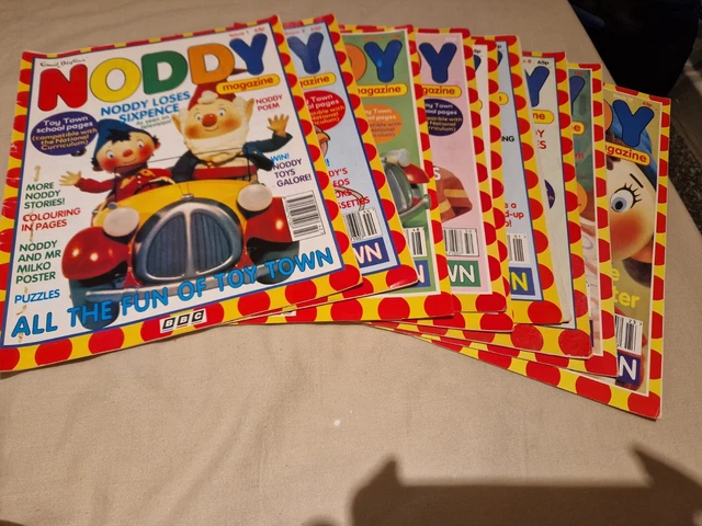 BUNDLE OF 11 Enid Blyton Noddy Magazine Comics Issue 1-9, 17,18 £63.10 ...