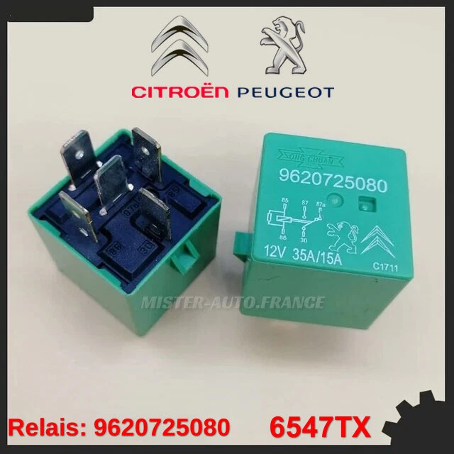 RELAIS VENTILATEUR RADIATEUR Refroidissement Citroën Peugeot 12V 35A ...
