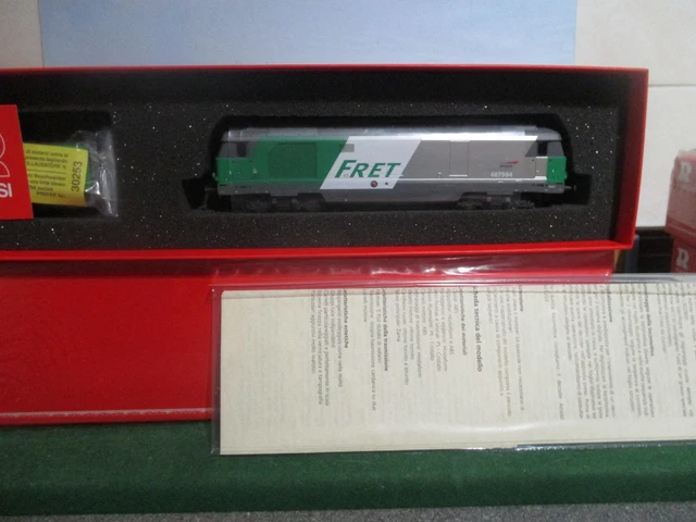 RIVAROSSI 1:87 HO Sncf/Fret Electric Loco No.487594 Epoche V. Cat No ...