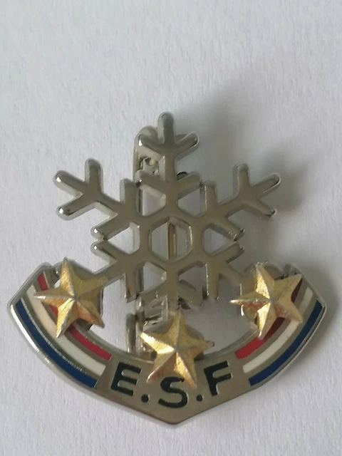 INSIGNE DE SKI / MEDAILLE / ESF / 3ème ETOILE n°6 /A VOIR BEL ETAT EUR ...