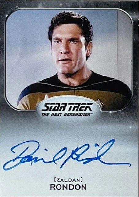 DANIEL RIORDAN AUTOGRAPH from Star Trek Next Generation Archives ...