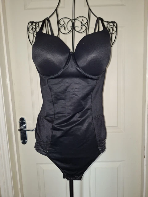 BLACK SHAPE WEAR, Basque, Body, Size 36D Grom Marks And Spencers £4.35 ...