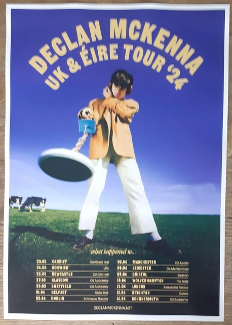 Declan Mckenna Live Band Music Show 2024 Promotional Tour Concert Gig