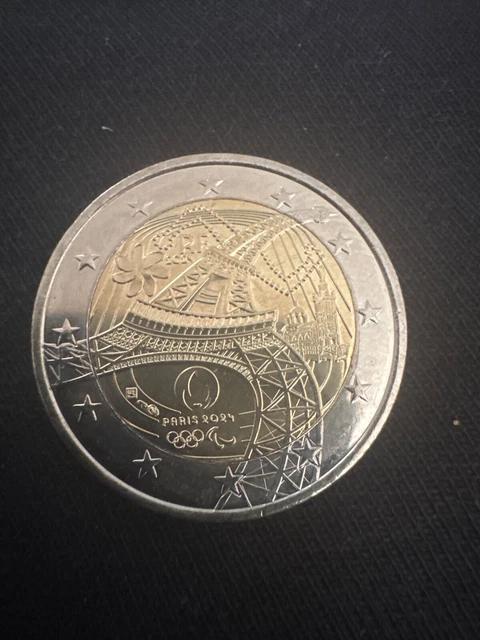 PIÈCE 2 EUROS jo 2024 JEUX OLYMPIQUES DE PARIS 2024 PIÈCE-COMMÉMORATIVE EUR 300,00 - PicClick FR