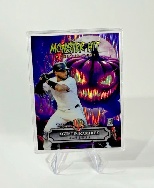 2024 WILD CARD Agustin Ramirez 1/1 Haunted Monster Hit Pumpkin MHPP-AR ...