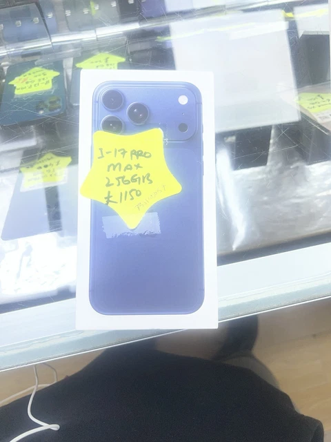 APPLE IPHONE 17 Pro Max Deep Blue 256GB Unlocked Brand New Sealed Box £ ...